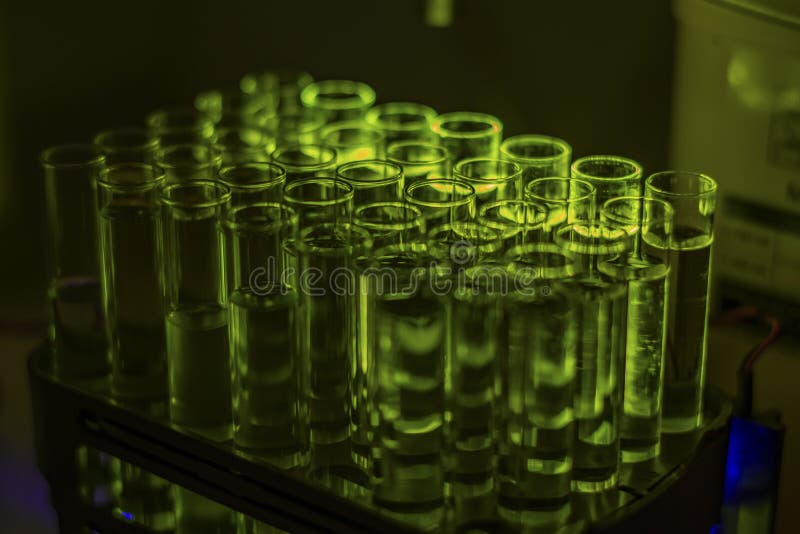 Fluorescent Organic Compound Solution Collected from Column ...