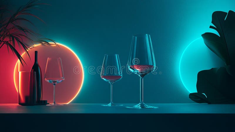 A Glowing Flyer for Premium Glassware Subscription Boxes Styled with ...