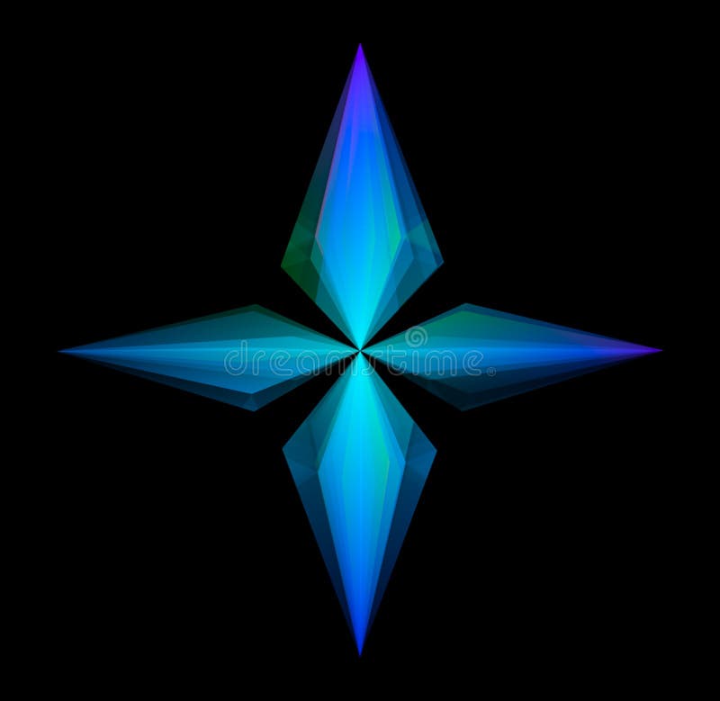Four Point Star Stock Illustrations – 420 Four Point Star Stock ...