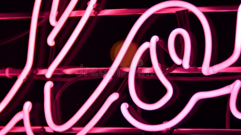 Luminous neon sign stock image. Image of energy, light - 220107795