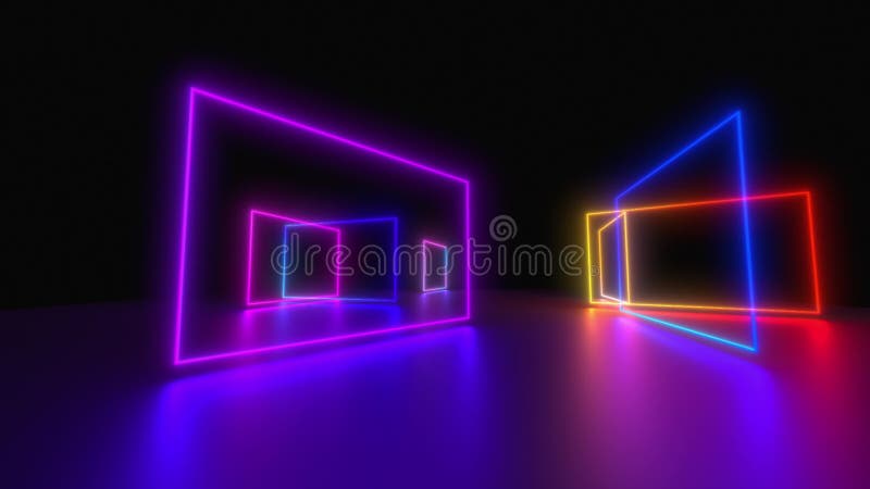 Glowing frames loop stock video. Video of blue, border - 269009559