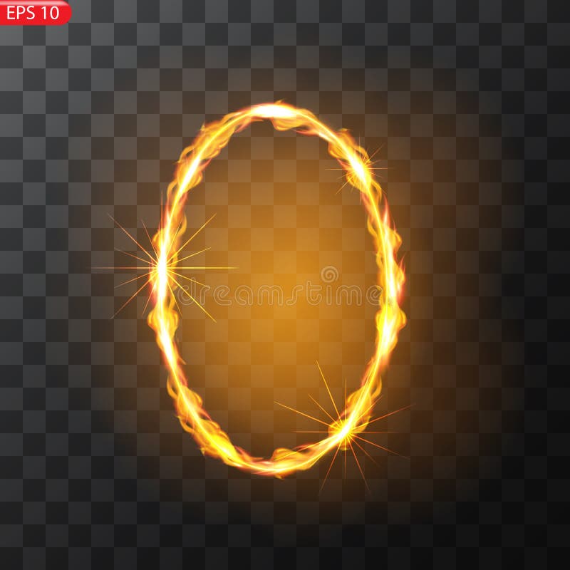 Glowing Frames on Transparent Background. Square Glow Borders ...