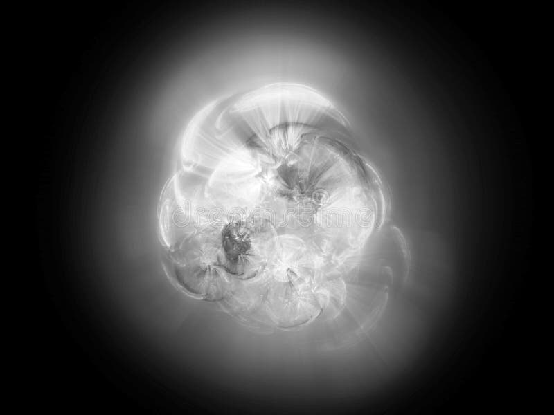 Nuclear Cold Fusion Abstract Fractal Background Stock Illustration ...