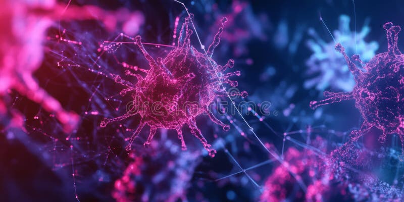 A Glowing Futuristic AI-powered Global Disease Outbreak Prediction ...