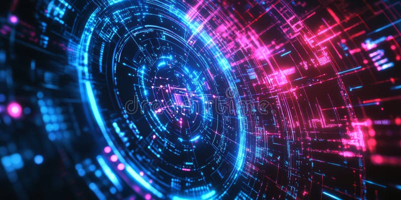 Holographic Deep Space Wayfinding Grids Stock Photos - Free & Royalty ...