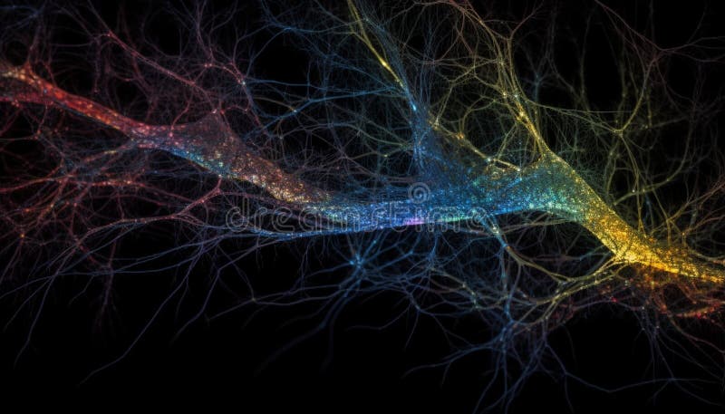 Glowing Futuristic Galaxy Backdrop with Flowing Wave Pattern Generated ...