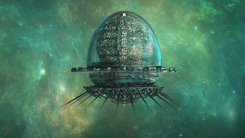 Futuristic Spacecraft Navigating An Asteroid Field Of Rocks And Debris Stock Video Video Of