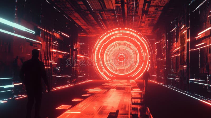 Glowing Futuristic Visuals Symbolizing Seamless Global Communication ...