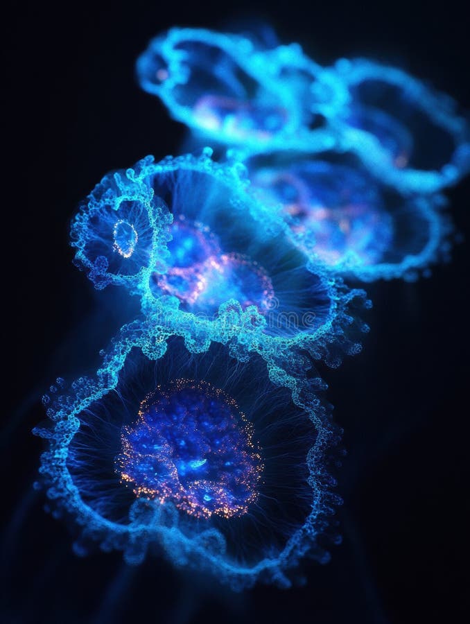 Glowing Gas Bubbles Create Ethereal Patterns Beneath the Surface of ...