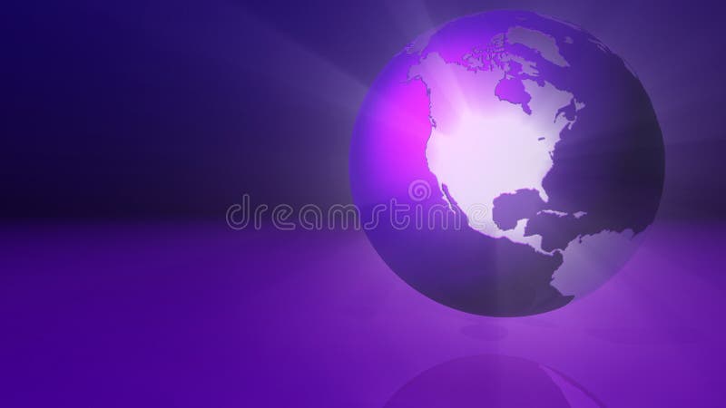 Glowing Globe Picture. Image: 6124881