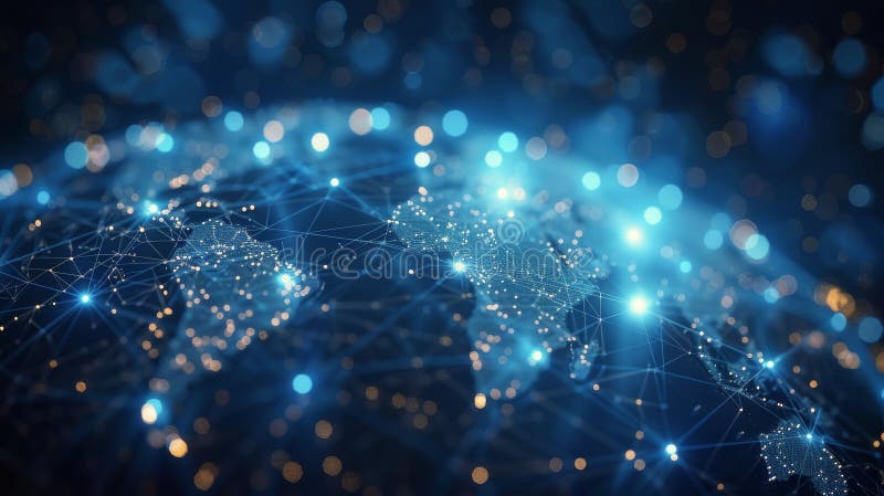 Glowing Globe in Abstract Form Stock Image - Image of unique, universe ...