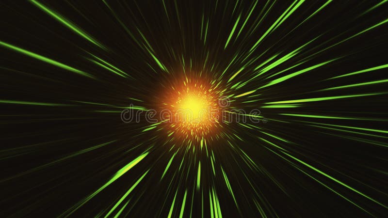 Glowing Gold-red Shpere with Rays of Light Stock Illustration ...