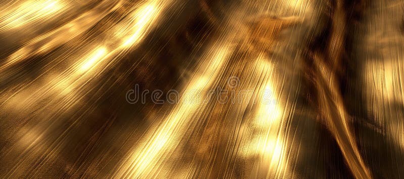 Glowing Gold Wave Texture Background Stock Illustration - Illustration ...