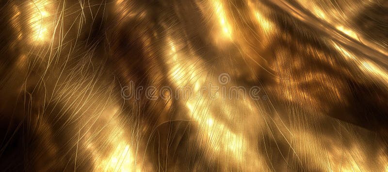 Glowing Gold Wave Texture Background Stock Illustration - Illustration ...