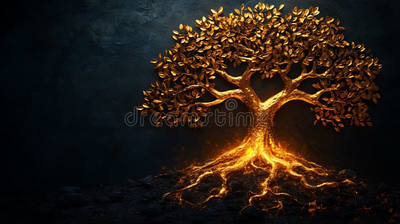 Golden Tree Roots Stock Illustrations – 2,145 Golden Tree Roots Stock ...