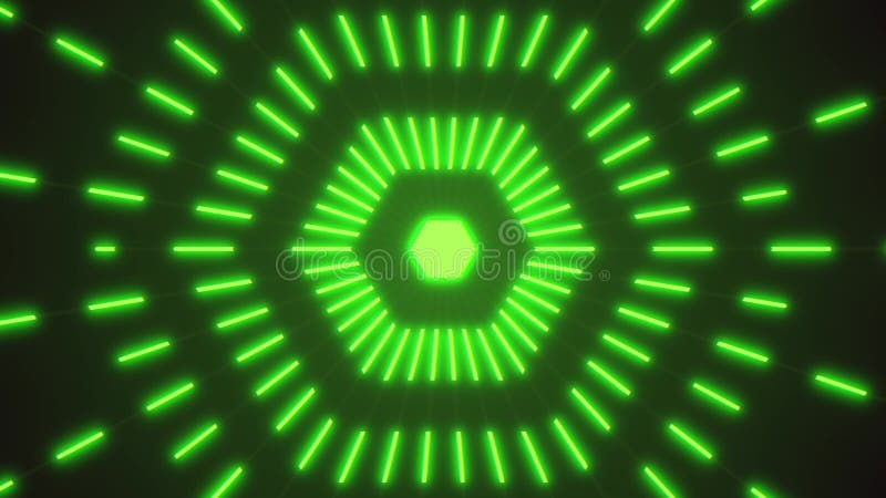 Glowing Green Line Pattern Futuristic and High-tech Circle Design Stock ...