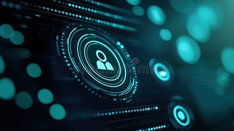 Glowing Green Computer Screen, Captivating Display of Technology and ...