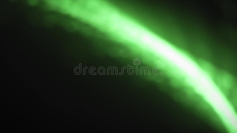 Glowing Green Light Experiment Demonstrating Laser Beam Patterns at a ...