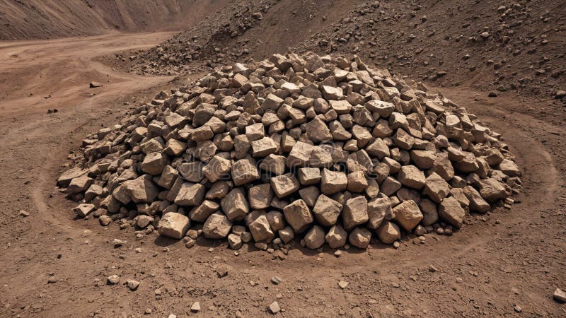 Glowing Green Uranium Ore Stack Mining Minerals Photo Stock ...