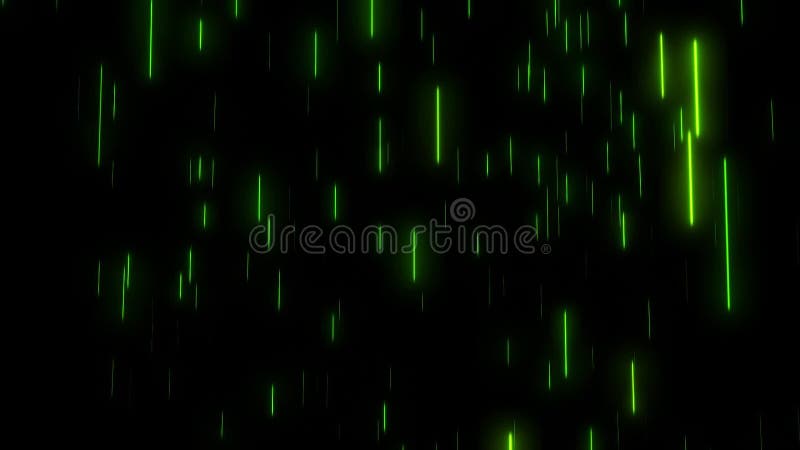 Green Hyperdrive Light Streaks Loop Overlay Background Stock Footage ...