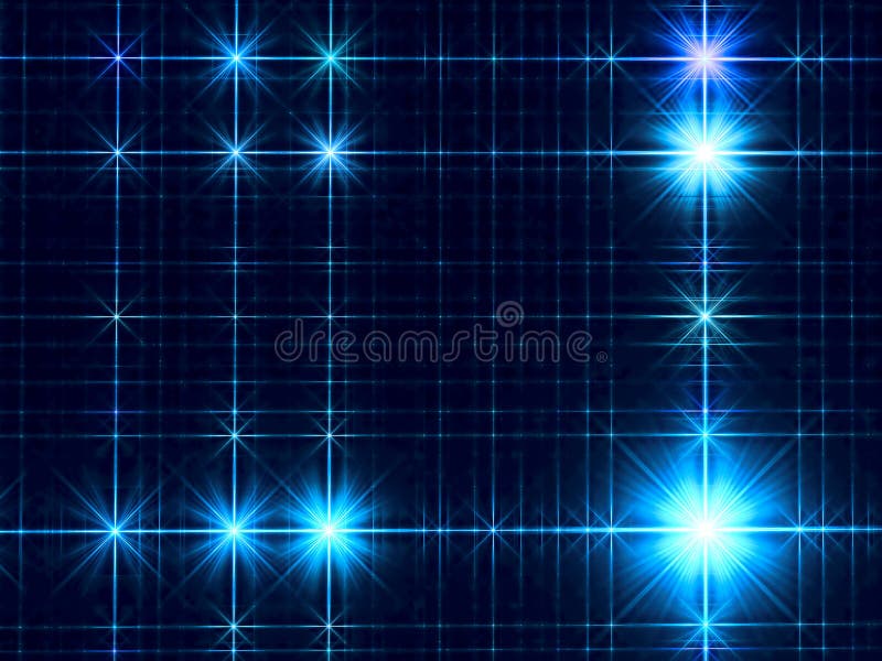 Glowing Grid - Abstract Digitally Generated Image Stock Illustration ...
