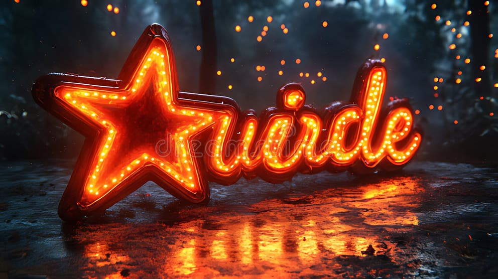 Glowing Guide Sign, Forest Night, Fireflies, Fantasy Setting ...