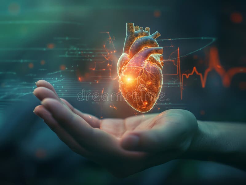 Digital Heart Analysis on Tablet Stock Image - Image of anatomy ...