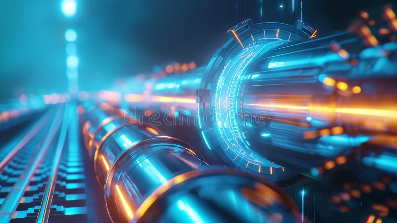 Futuristic Energy Conduit stock image. Image of sleek - 324705589