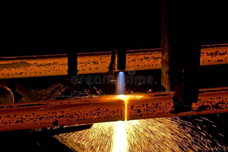 Glowing hot steel stock photo. Image of glow, heat, glows - 16957114