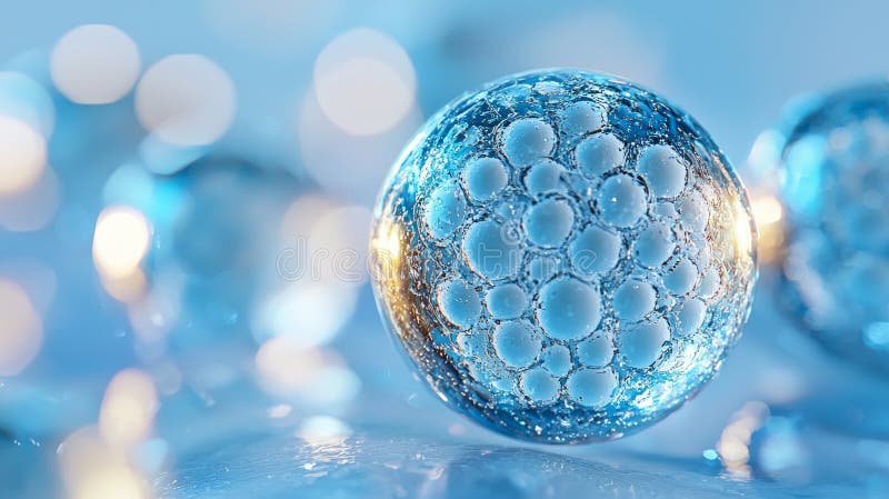 Glowing Human Embryo Floats in Soft White Light Showcasing Translucent ...