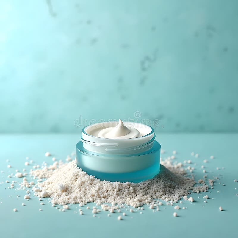 Glowing Hydration: a Radiant Image of Moisturizing Face Cream Stock ...