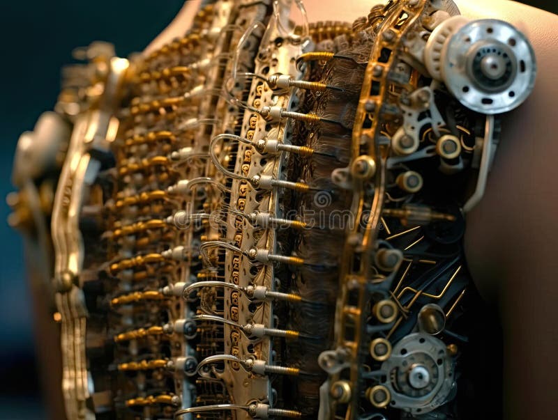 Cybernetic Spine Stock Illustrations – 13 Cybernetic Spine Stock ...