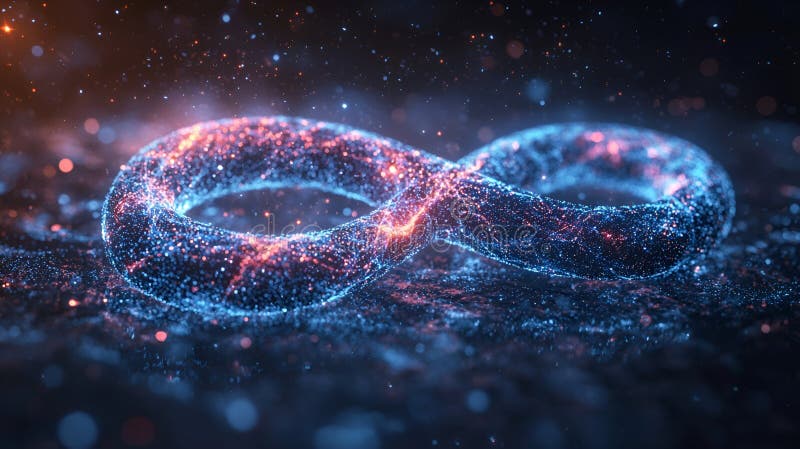 Cosmic Infinity Symbol Digital Art Endless Loop Stock Photos - Free ...