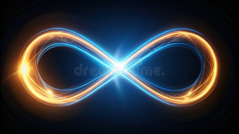 A Glowing Infinity Symbol Representing Endless Wealth and Prosperity in ...
