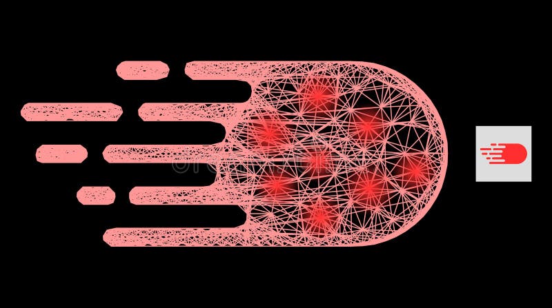 Glowing Irregular Mesh Electron Flight with Glare Spots Stock Vector ... Glowing Irregular Mesh Electron Flight with Glare Spots Stock Vector ...