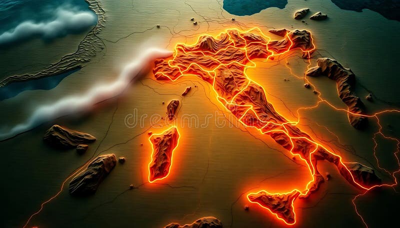 Fiery Italian Peninsula Stock Photos - Free & Royalty-Free Stock Photos ...