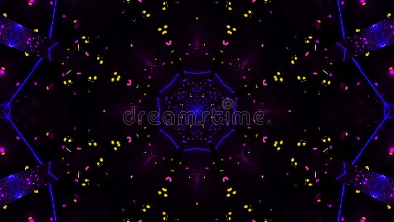 Glowing Blinking Star 3d Illustration Concert Visual Vj Loop Stock ...