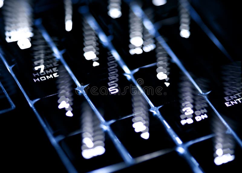 Glowing keypad with effect stock image. Image of information - 23770949