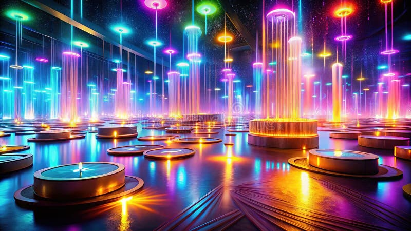 A Glowing Labyrinth of Virtual Dreams Long Exposure Photography ...