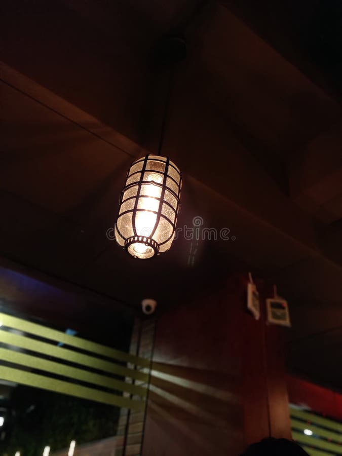 The glowing lamp stock photo. Image of shine, dark, lamp - 147888852
