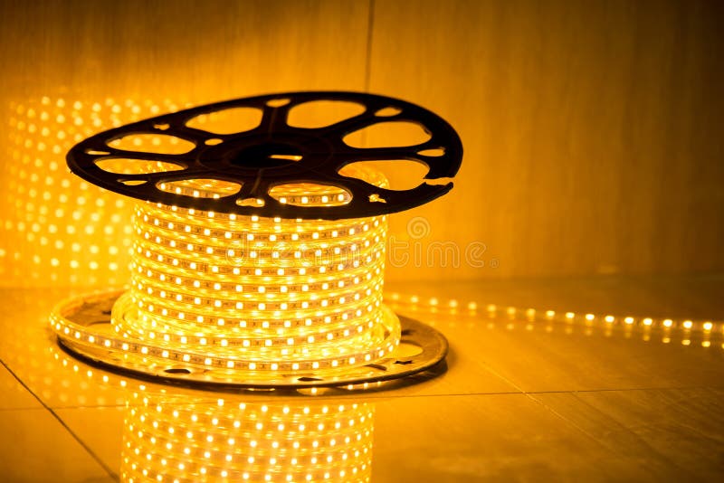 Led strip coil stock photo. Image of strip, celebration - 99262948