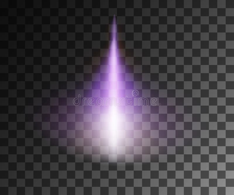 Glowing Light. Abstract Pink Effect. Pink Light Effects with Particles ...