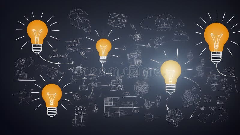 Glowing Light Bulb Idea, Innovation, Creativity, Problem Solving Stock ...