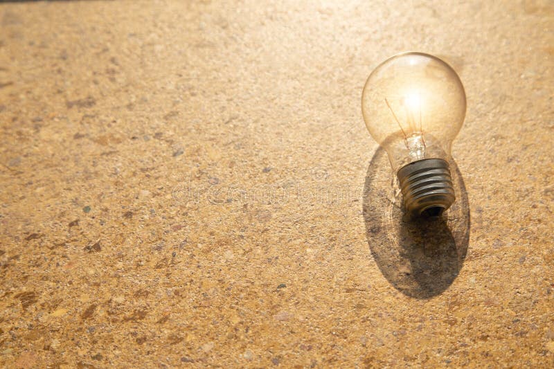 Glowing Light Bulb. Inspiration. Imagination. Creativity Stock Image ...