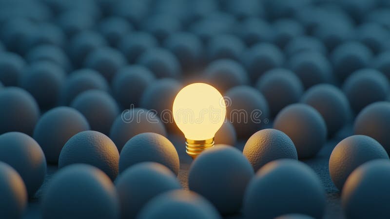 Glowing Light Bulb among Matte Spheres, Uniqueness and Innovation ...