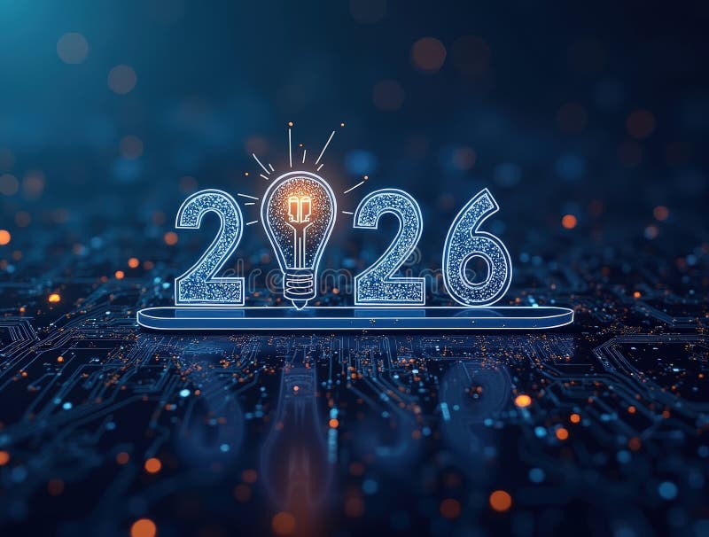 2026 Glowing Light Bulb Shows Innovation and Future Business Technology ...