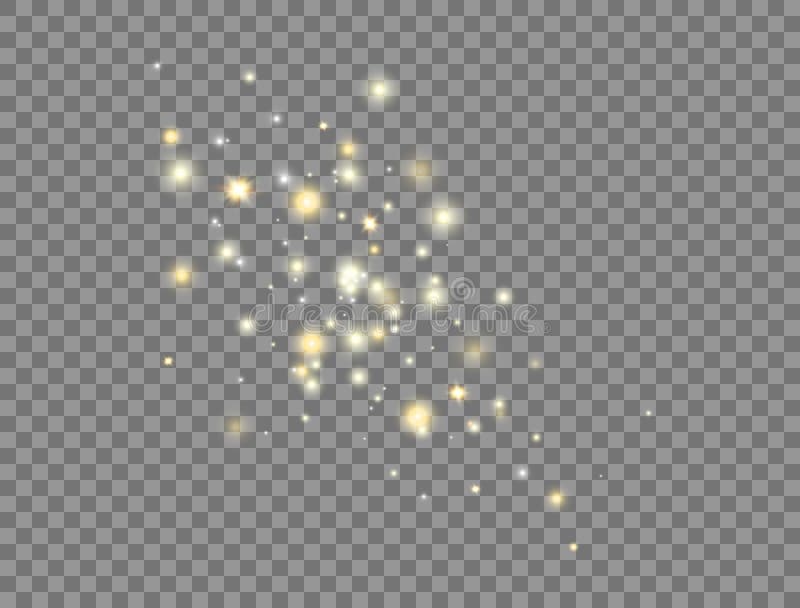 Light Golden Circle Banner. Abstract Light Background. Glowing Gold ...