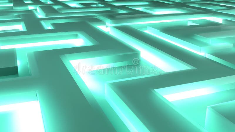 Glowing Light Forms Abstract Pathway Design Architecture Stock Photos ...