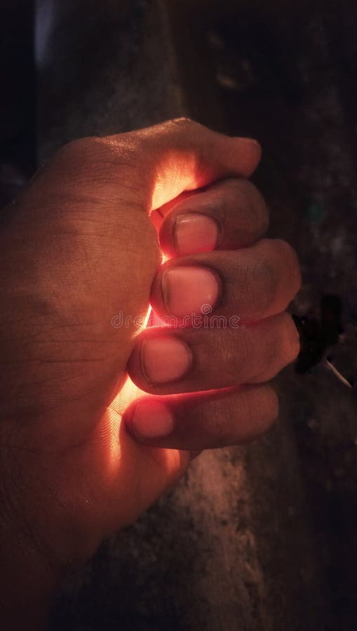 Hand Glowing Emitting Application Icons Stock Image - Image of flow ...