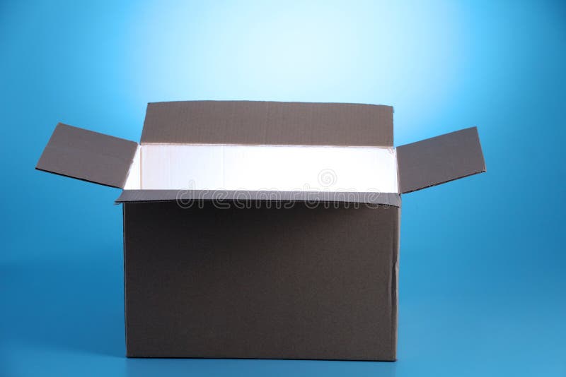 Glowing Light from Open Box Stock Photo - Image of light, carton: 25114006